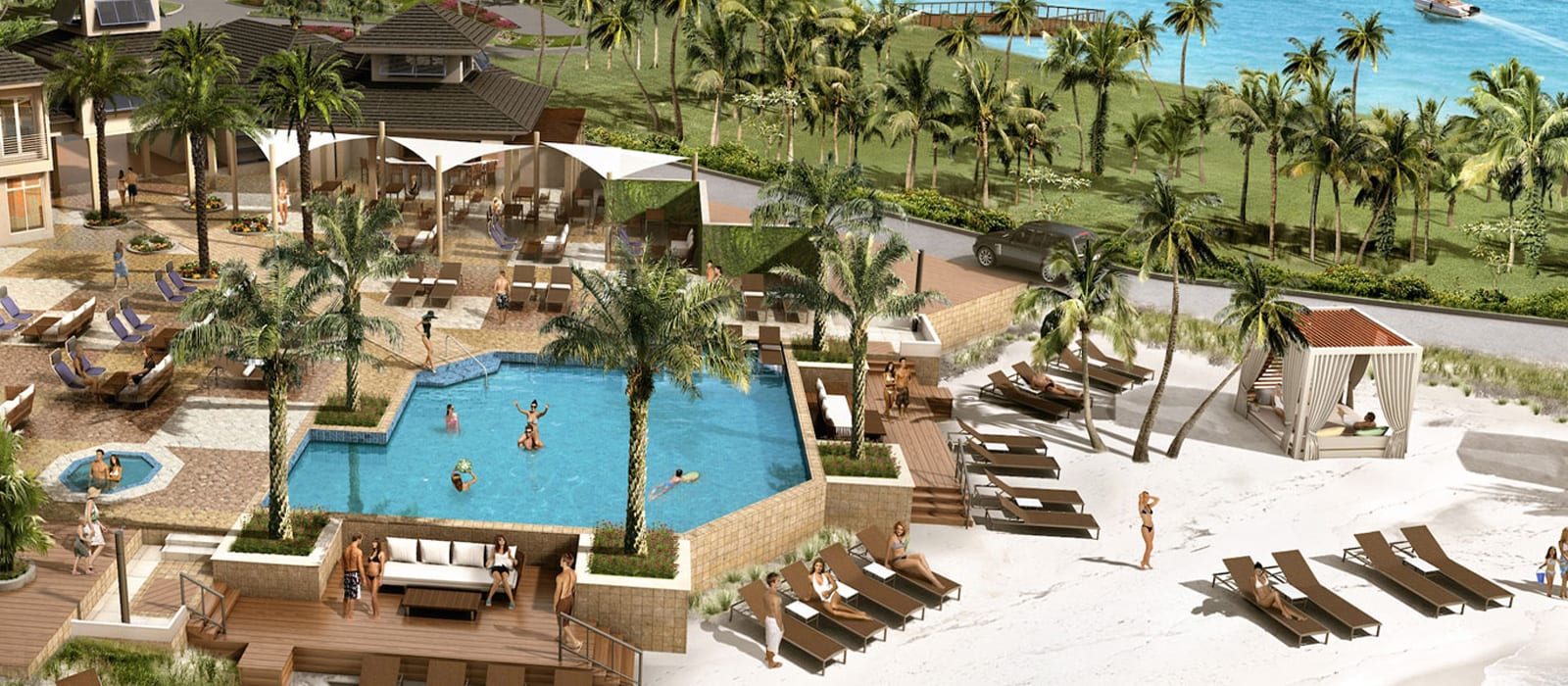 The Beach Club | February Point | Great Exuma Bahamas | February Point